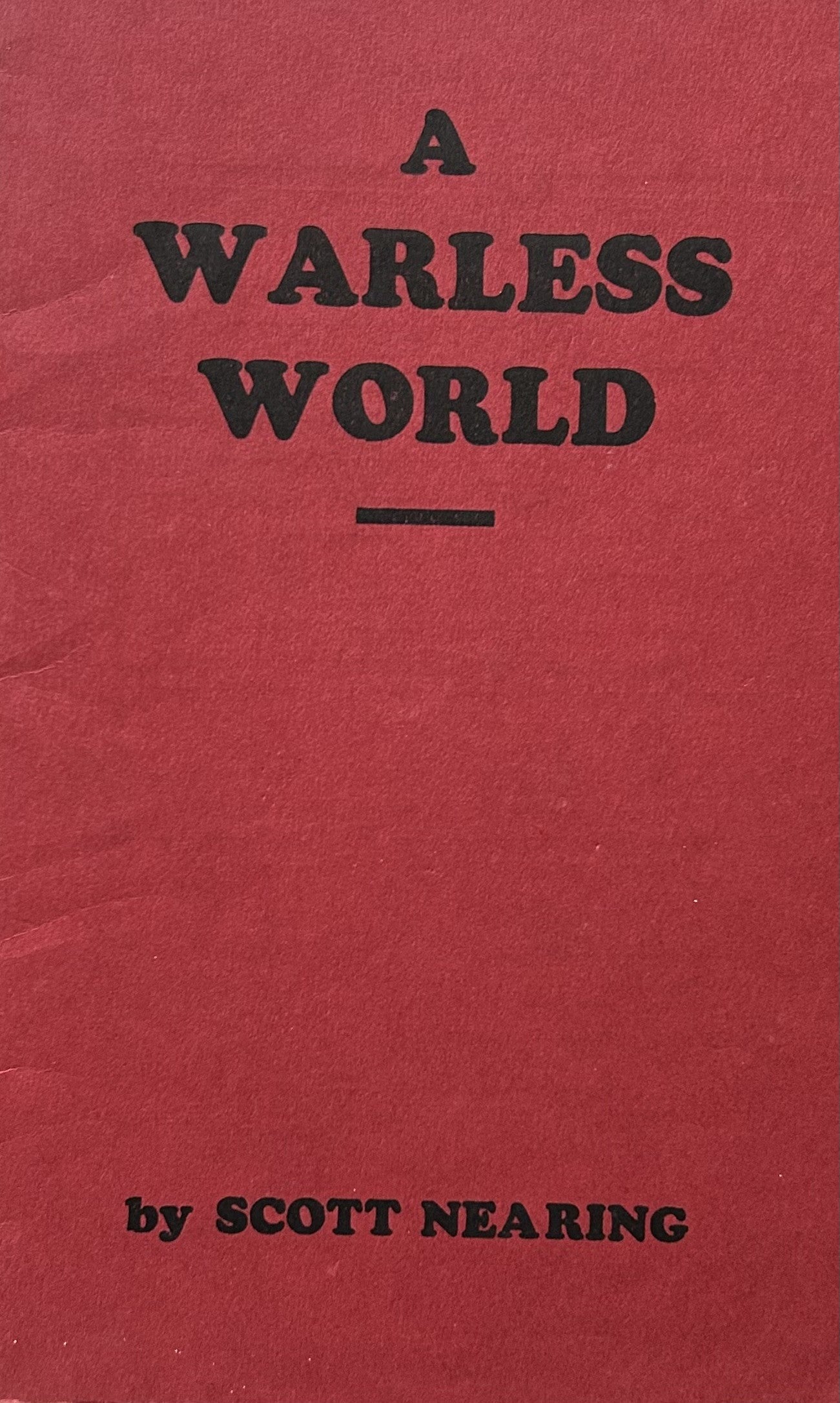 A WARLESS WORLD – Omni Christian Book Club